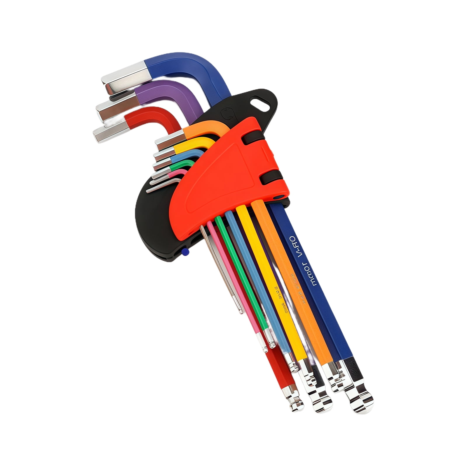 Key Set Color Coded Hand Tool Multiple Size Hexagonal Wrenches ...