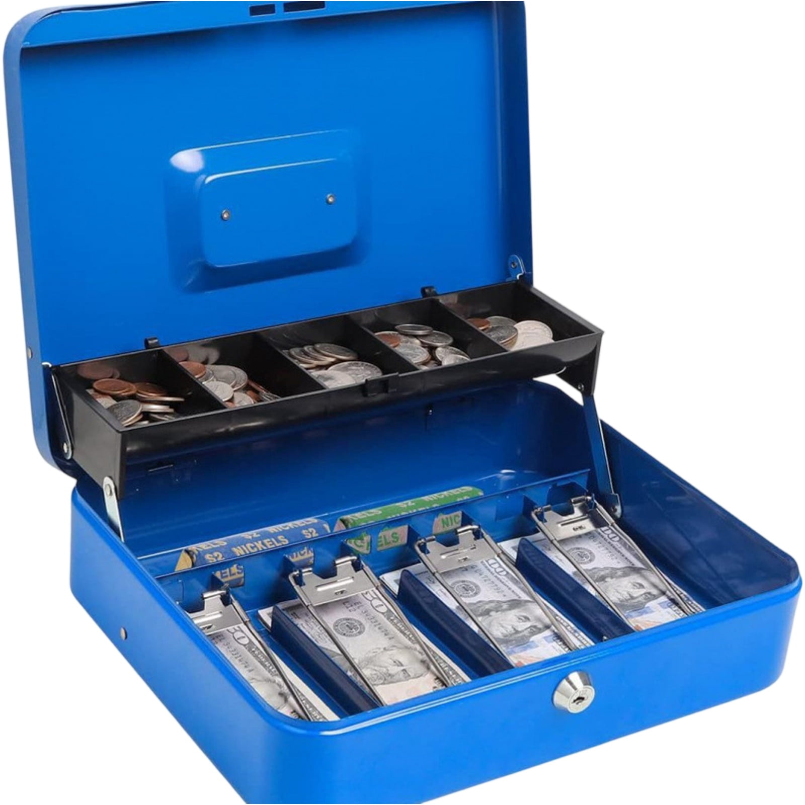 Key Shaped Handheld Piggy Bank & Money Clip Box E - With Key Lock ...