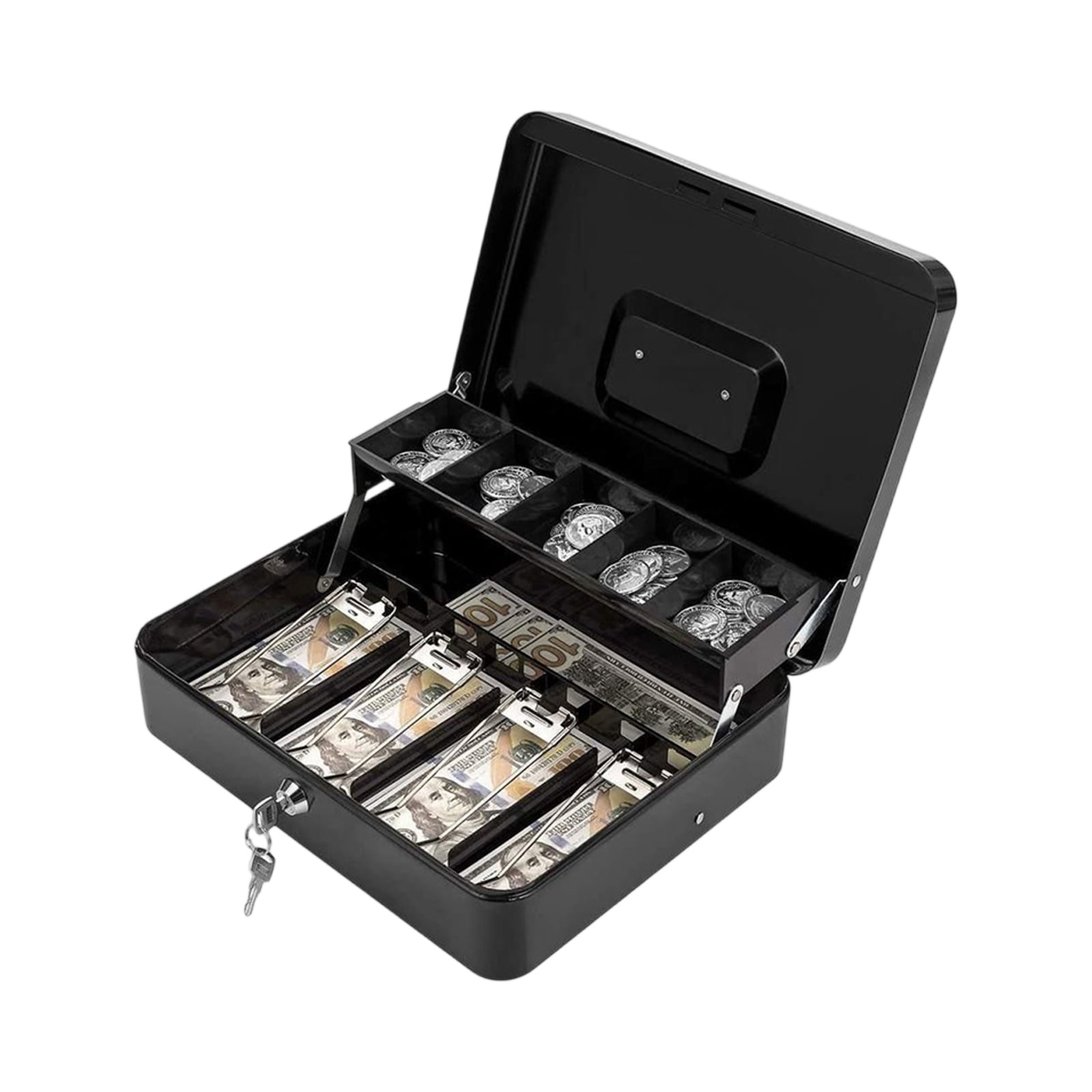 Key-Shaped Handheld Piggy Bank & Money Clip - With Key Pattern, Money ...