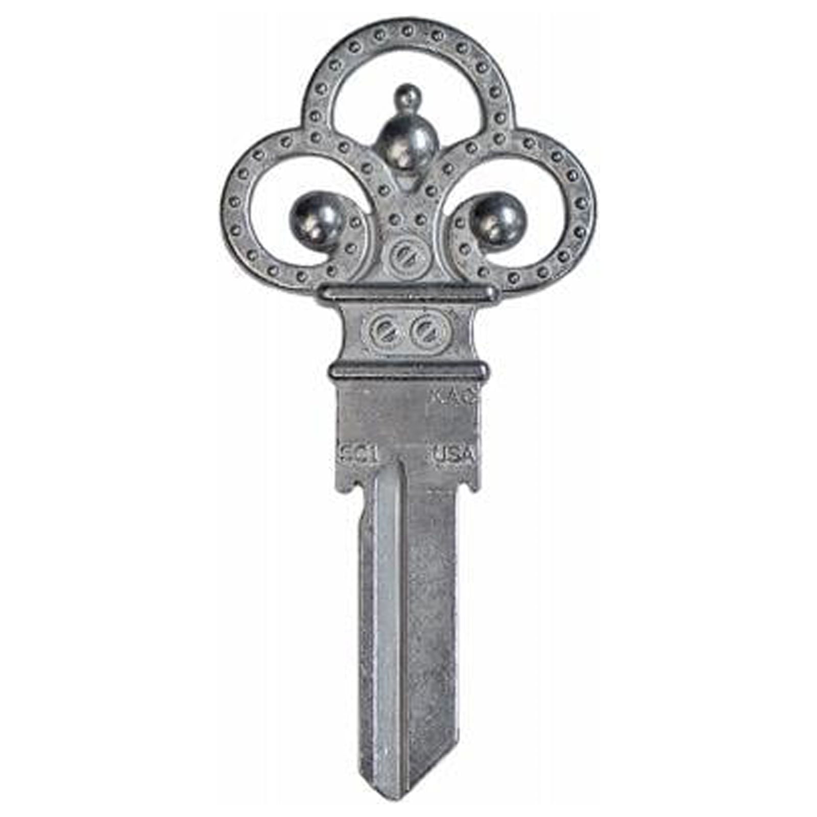Key Shapes B303K Forged Skeleton Key Shapes Kwikset KW1 Key Blank ...