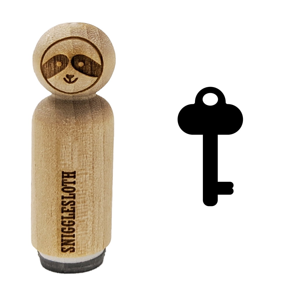 Key Simple Mini Rubber Stamp - Walmart.com