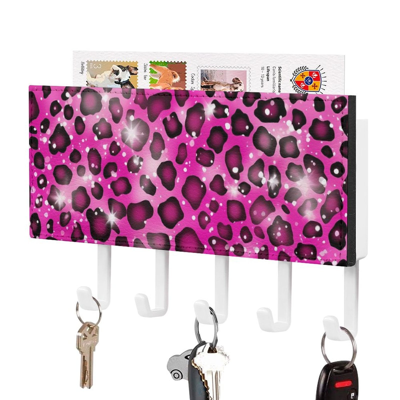 Key Storage Hanging 7.1×4.3in Leather Design Easy Installation Can Be ...