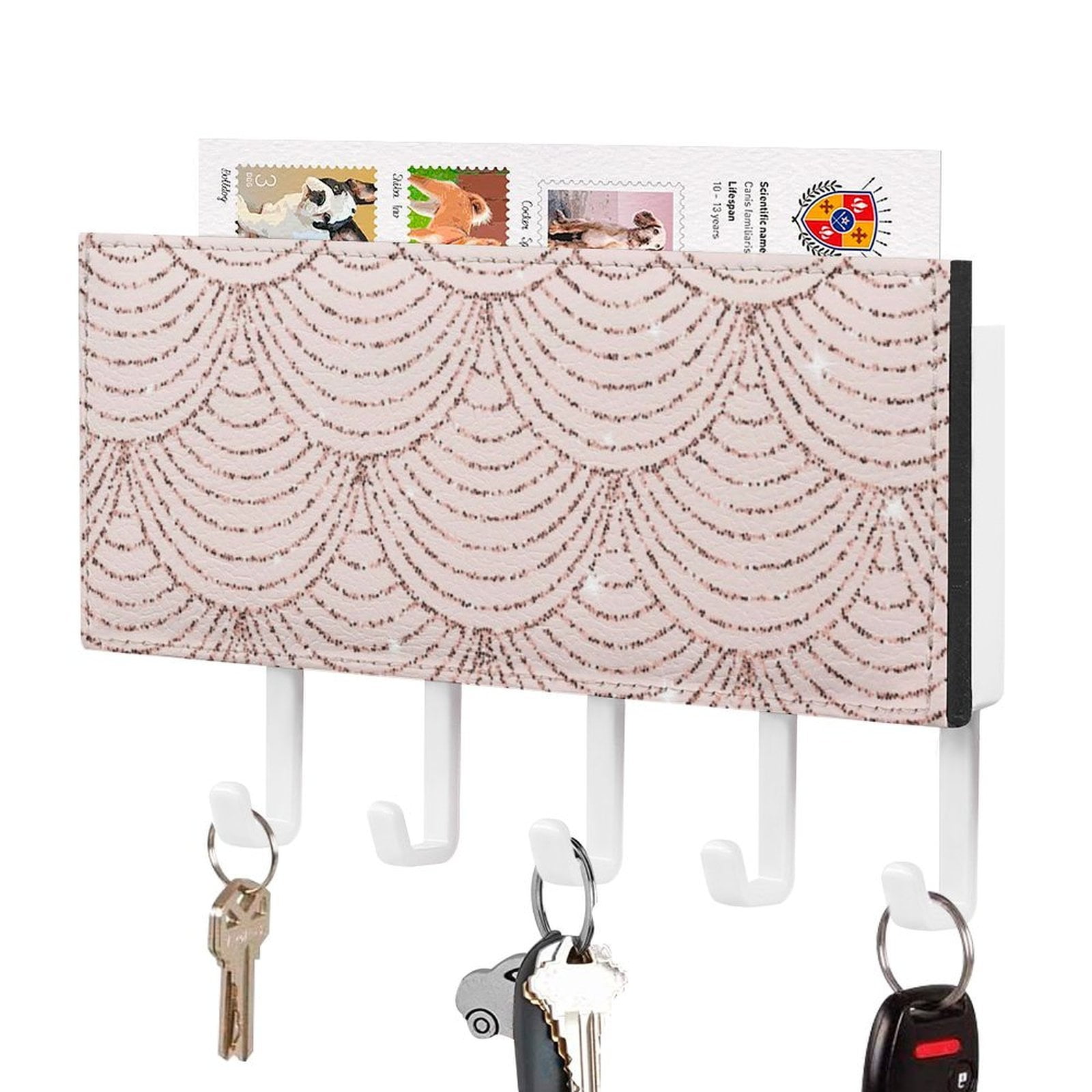 Key Storage Hanging 7.1×4.3in Leather Design Easy Installation Can Be ...