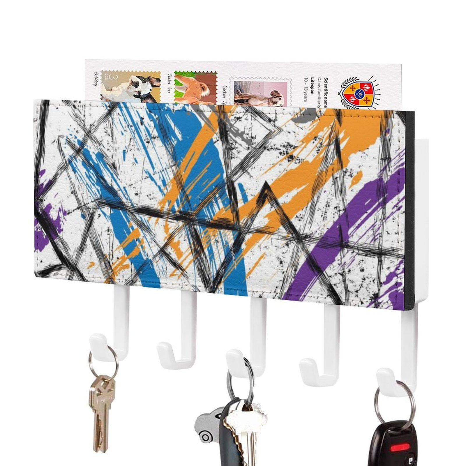 Key Storage Hanging 7.1×4.3in Leather Design Easy Installation Can Be ...
