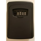 Key Storage Lock Box, Combination Lock Box, Wall Mounted Lock Box Black ...