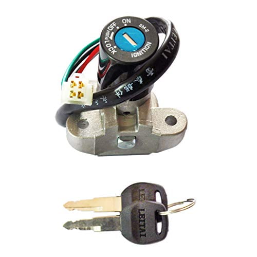 Key Switch Ignition Starter Lock Suzuki EN125 EN 125 4 Wire - Walmart.com