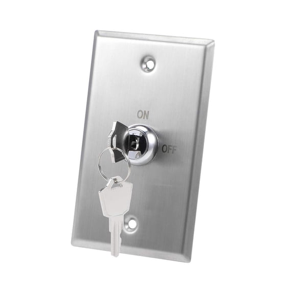 Key Switch Lock On/Off Exit Switch Emergency Door Release DPST for ...