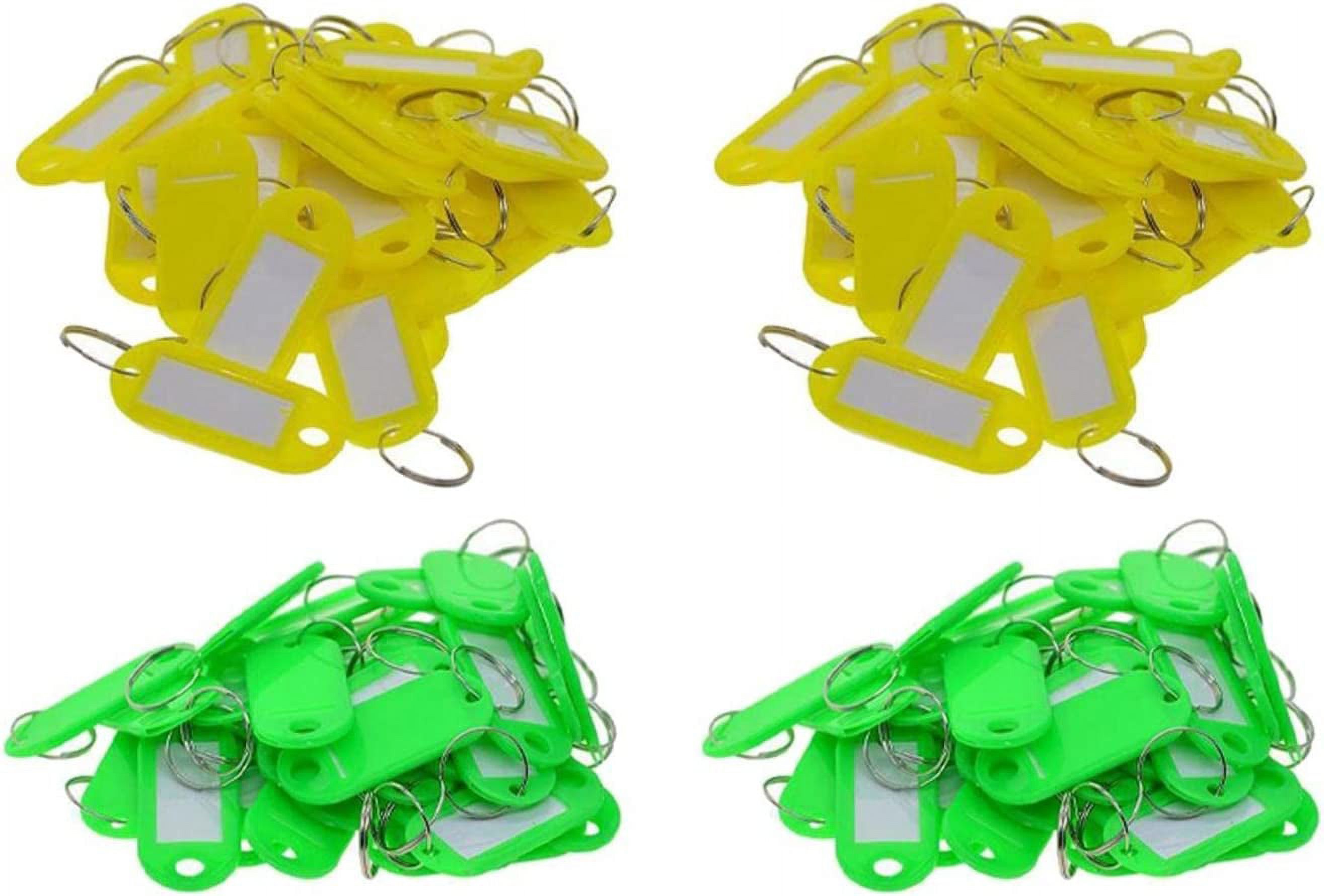 Key Tag Metal Rings ID Card Name Tag Keychain with - Walmart.com