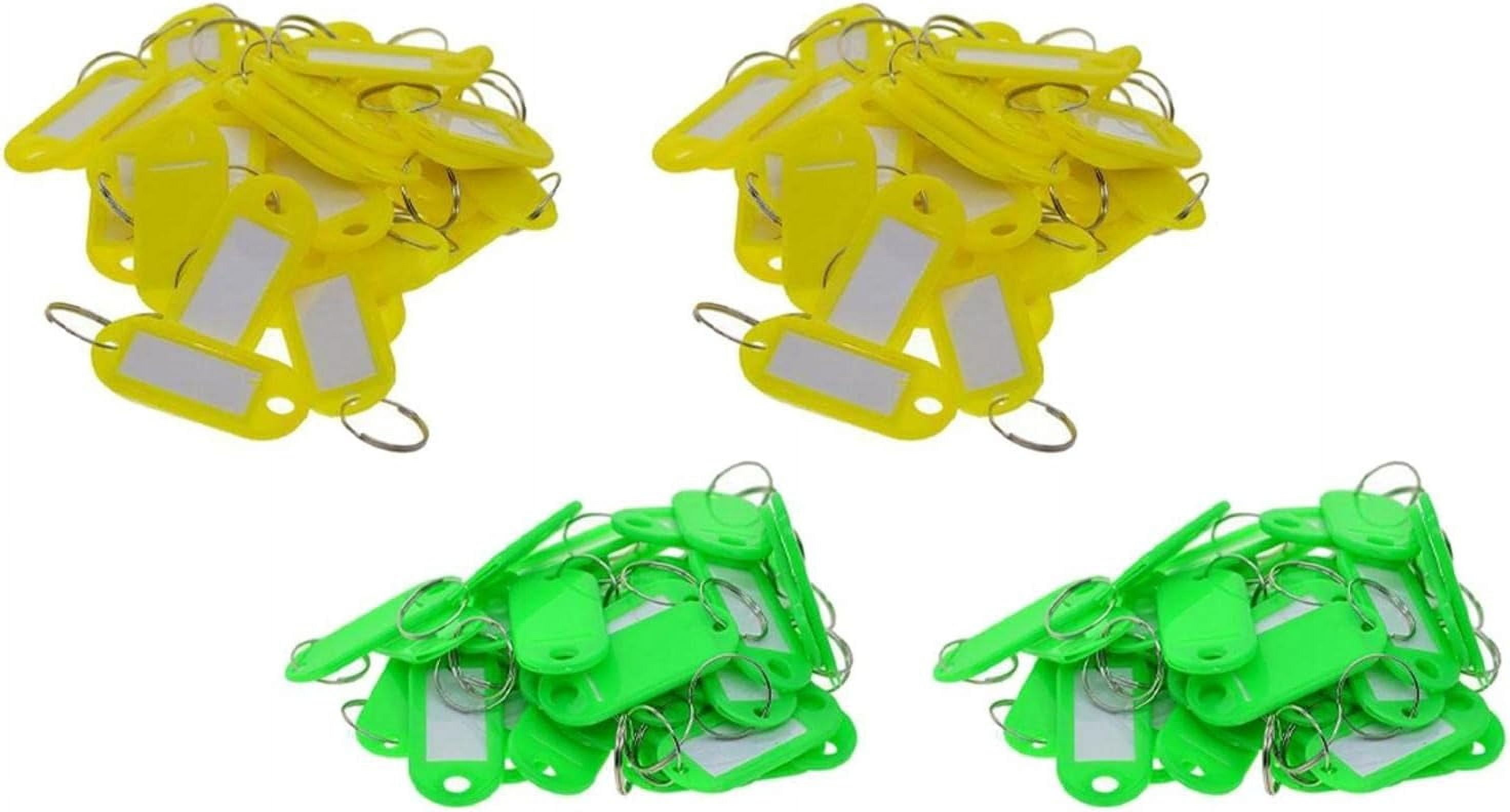 Key Tag Metal Rings ID Card Name Tag Keychain with - Walmart.com