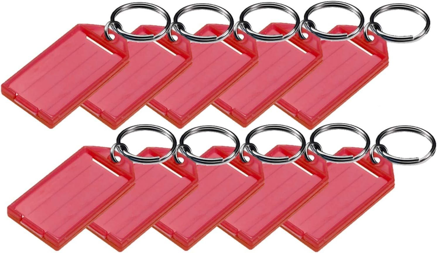 Key Tag with Flap, Split Ring & Paper Insert for Labeling, Key ...