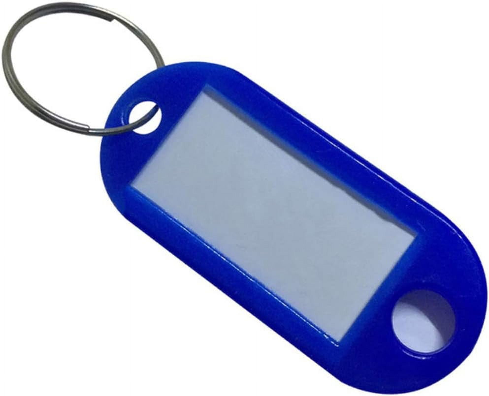 Key Tags, 10pcs Plastic Key Tags Labels with Ring ® Key Label Keyring ...