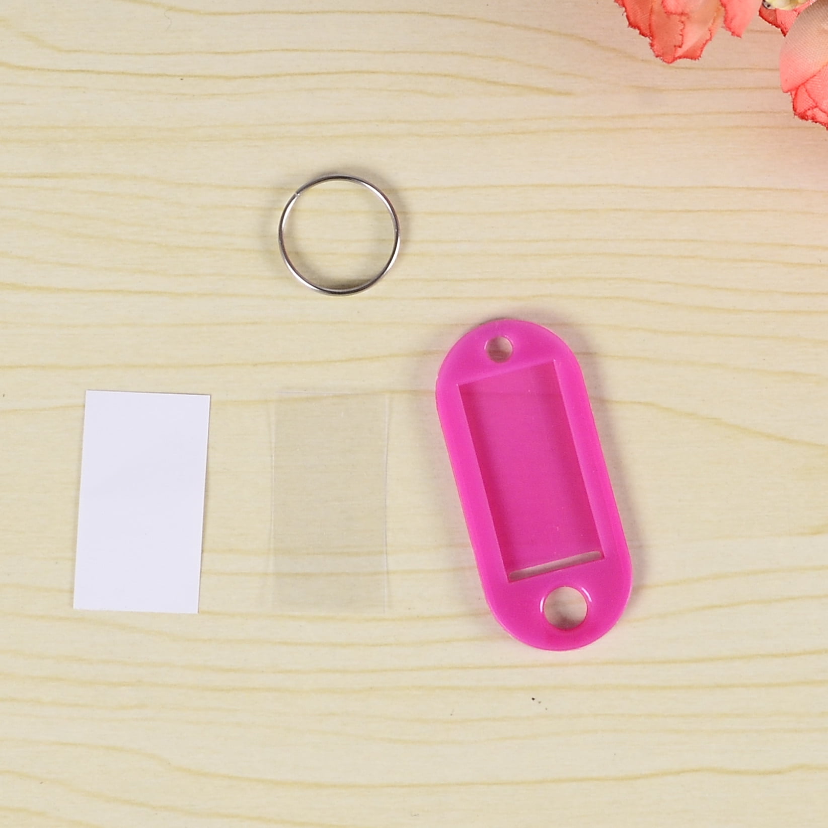 Key Tags - Colour Coded Plastic Key Tags - with Paper Label Inserts ...