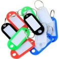 Key Tags - Colour Coded Plastic Key Tags - with Paper Label Inserts ...