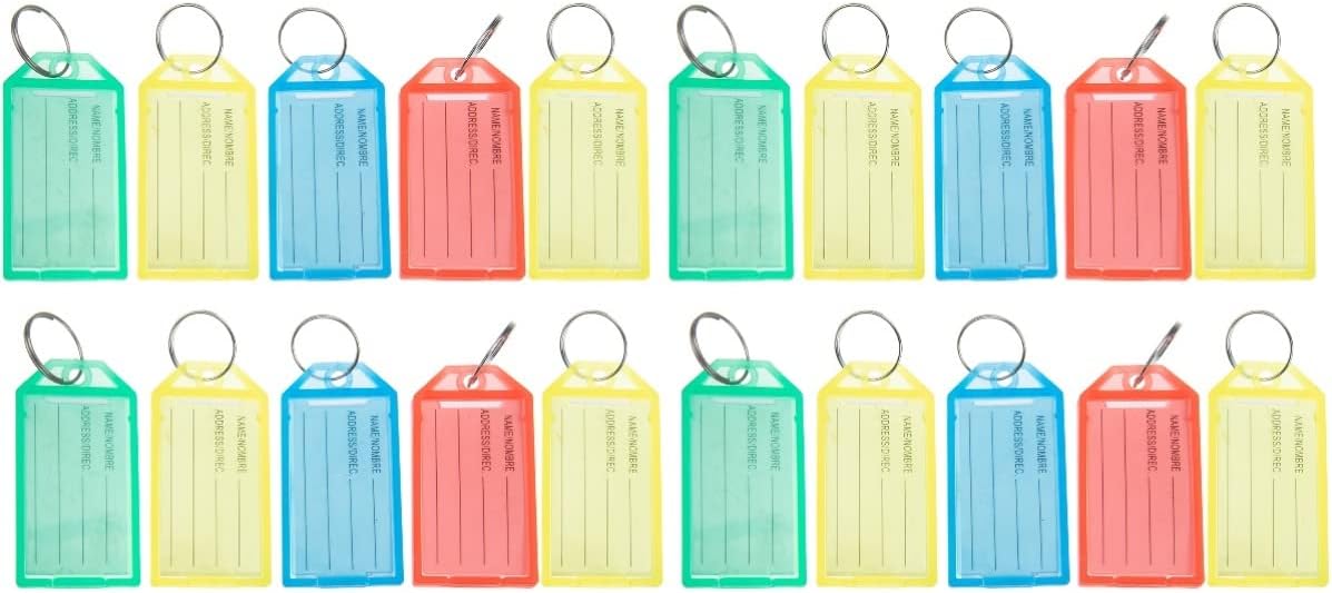 Key Tags with Labels Organizer Wall Mount Organizer Wall Mount Car Ring ...