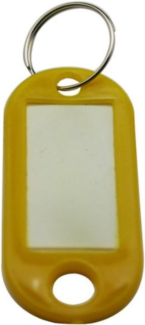 Key Tags - Labels for Keys - Pack of 10 (Yellow) - Walmart.com