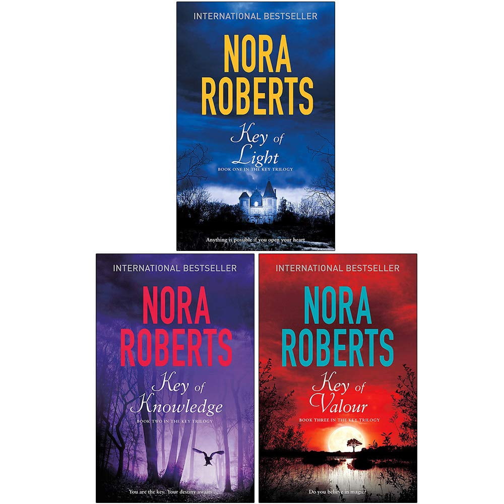 Key Trilogy Series 3 Books Collection Set By Nora Roberts (Key Of Light ...