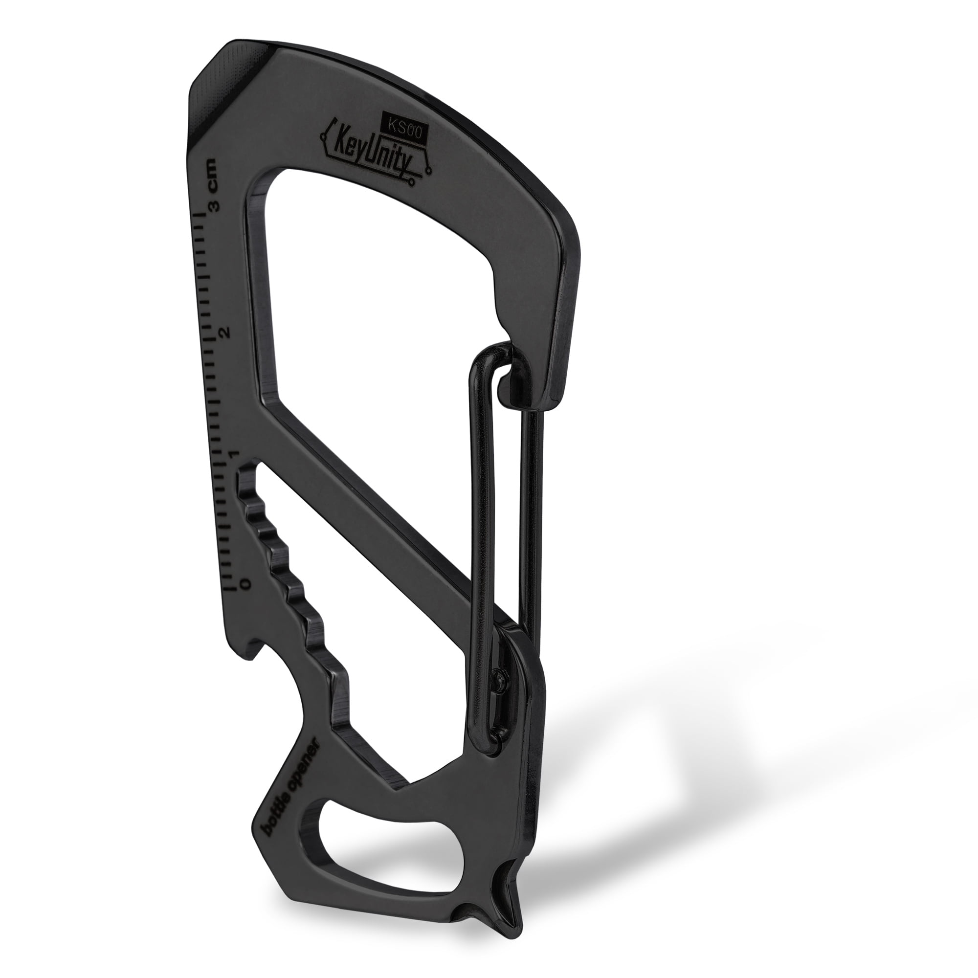 Key Unity 7-in-1 Stainless Steel Carabiner Clip, EDC Multitool with ...