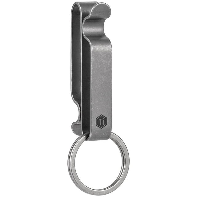 Key Unity KM00 Titanium Keychain Clip, Quick Release Key Holder, Gray ...