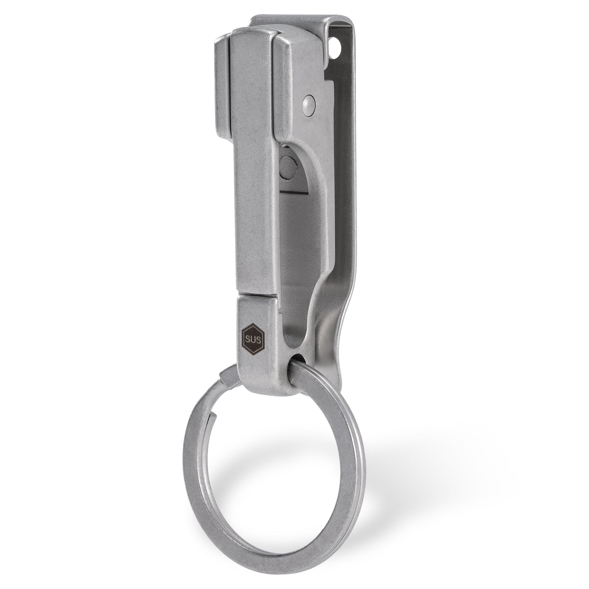 Key Unity KS02 Stainless Steel Belt Loop Keychain Clip, EDC Anti-Lost ...