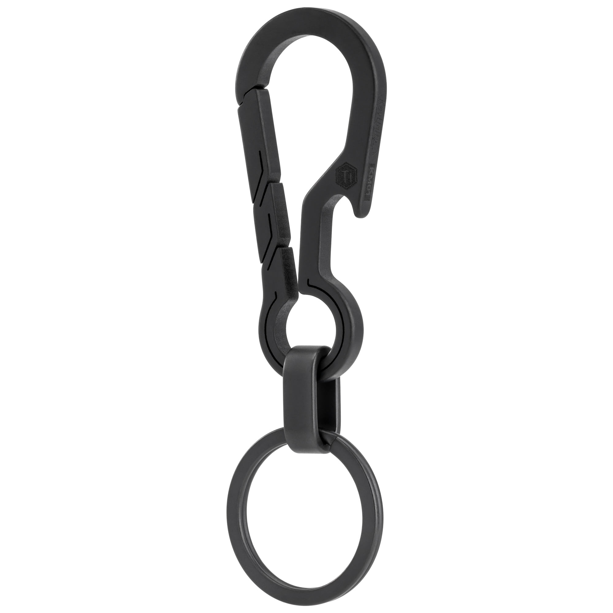 Key Unity Keychain Clip with Bottle Opener, KM01 Titanium Carabiner Key ...