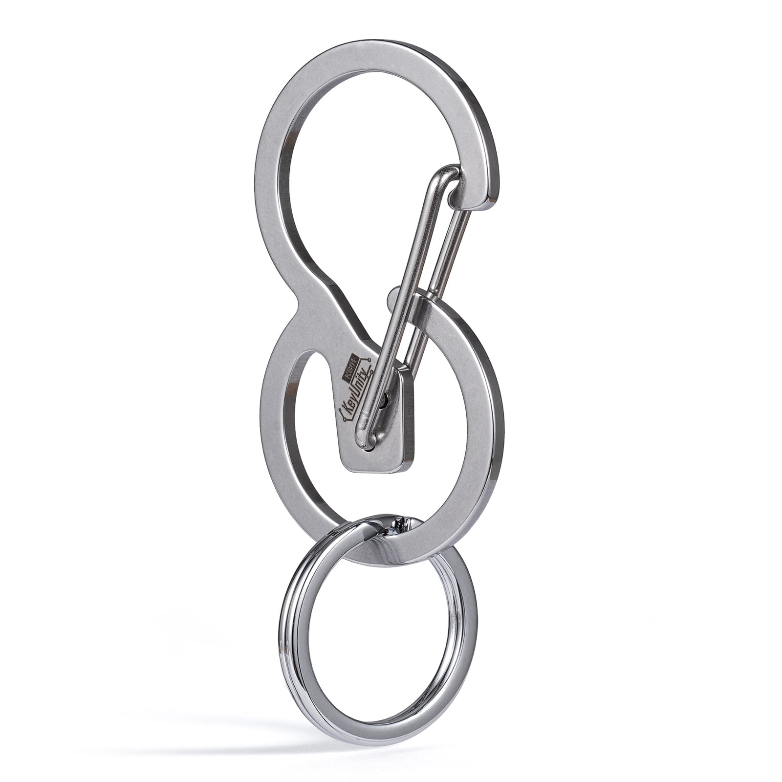 Key Unity Stainless Steel Keychain Carabiner Clip, B Shape Quick ...