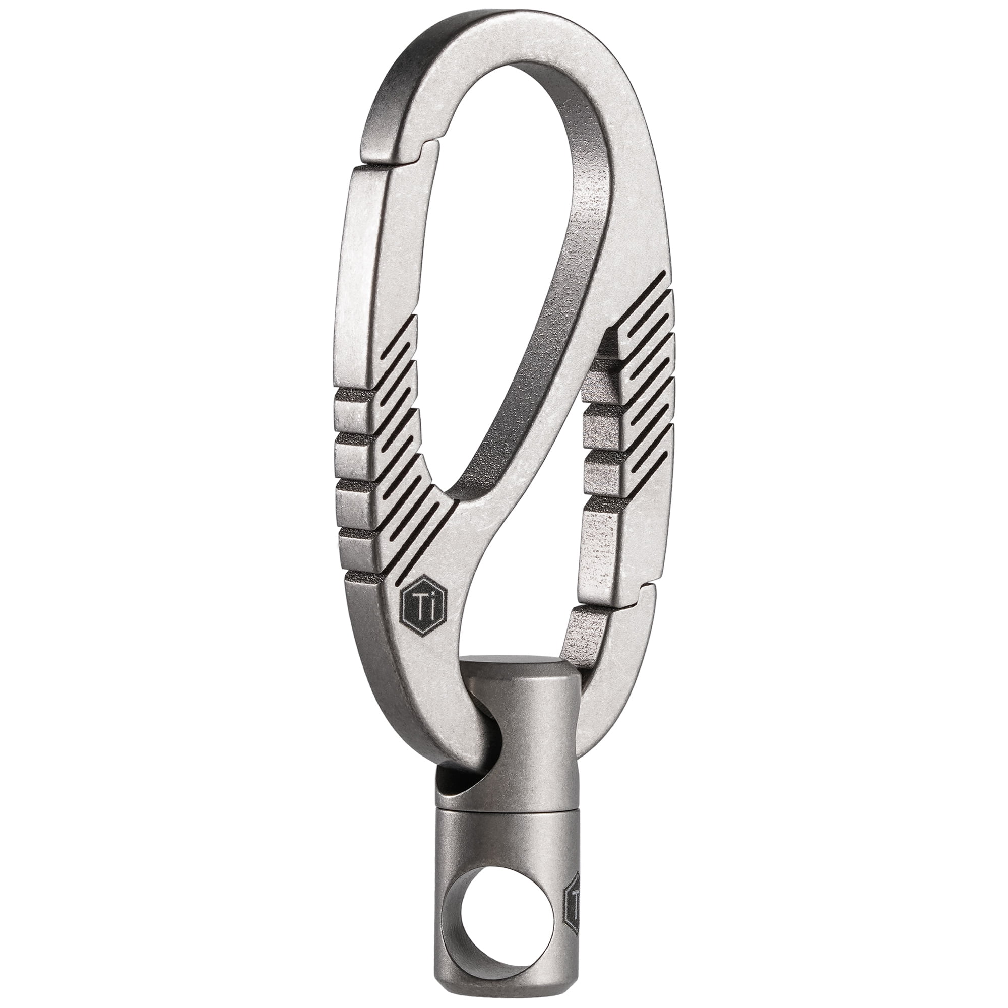 Key Unity Titanium Carabiner Keychain Clip, Dual-Gate Quick Release Key ...
