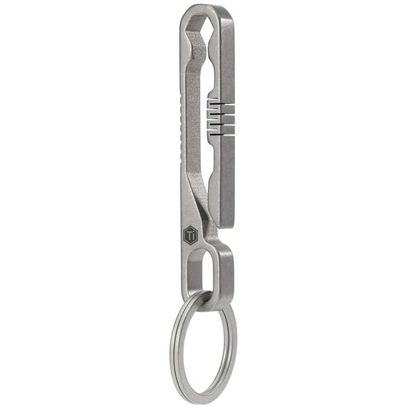 KeyUnity KM07 Titanium Keychain: 2-in-1 Pocket Clip-Key Ring, Belt Hook ...