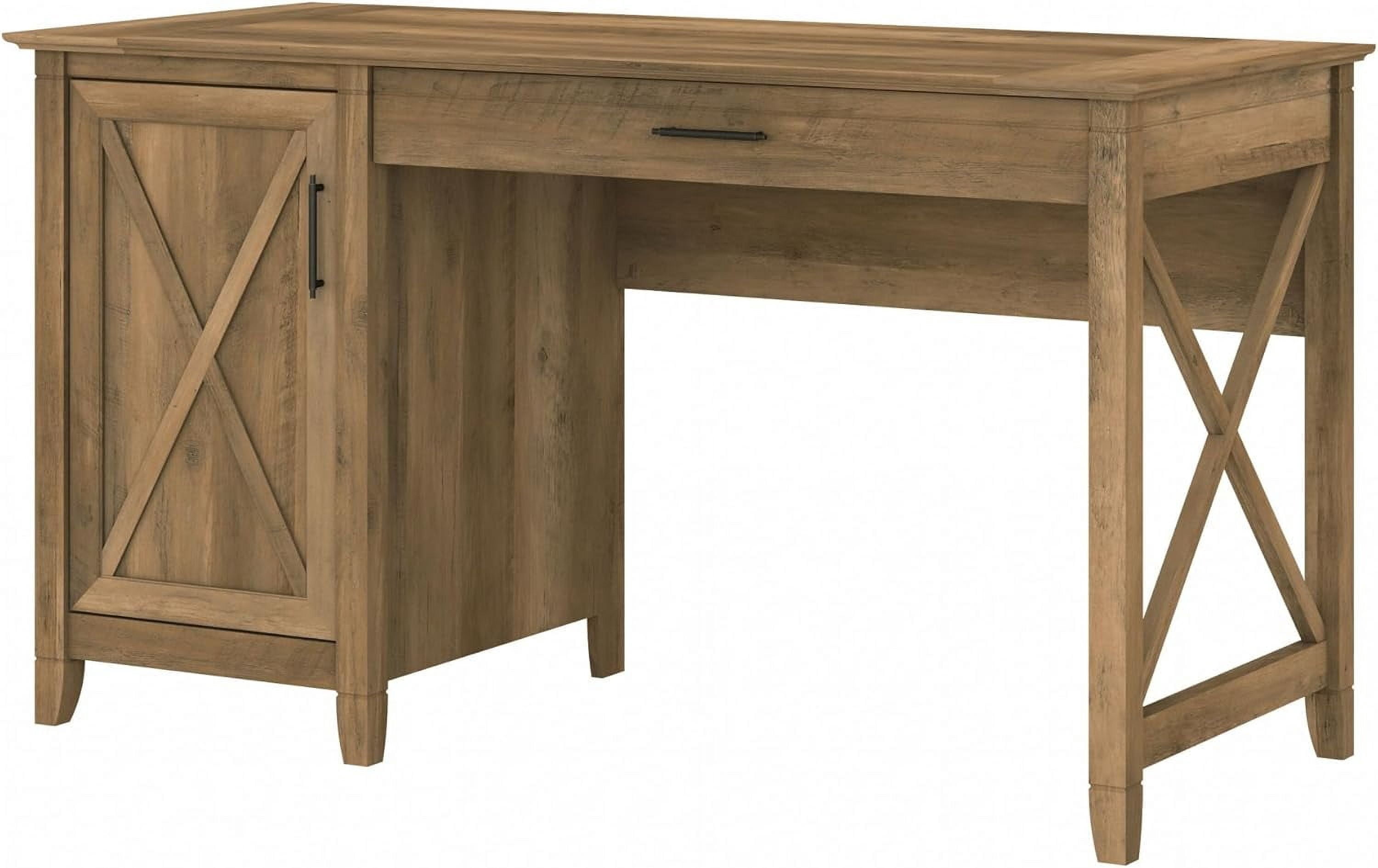 Key West Computer Desk with Storage, Farmhouse PC Table for Home Office ...