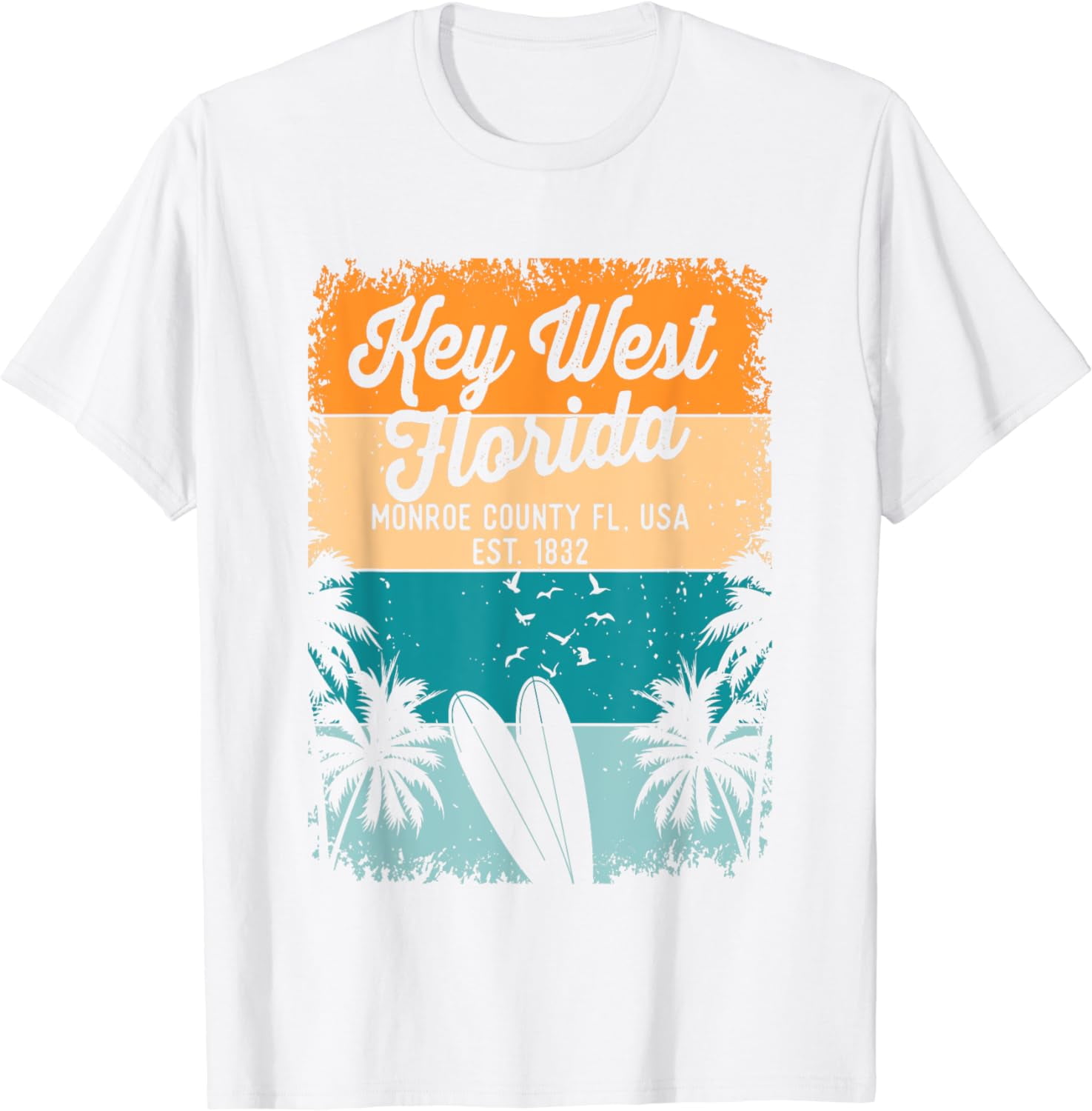 Key West Florida Keys FL Souvenirs Gifts T-Shirt - Walmart.com