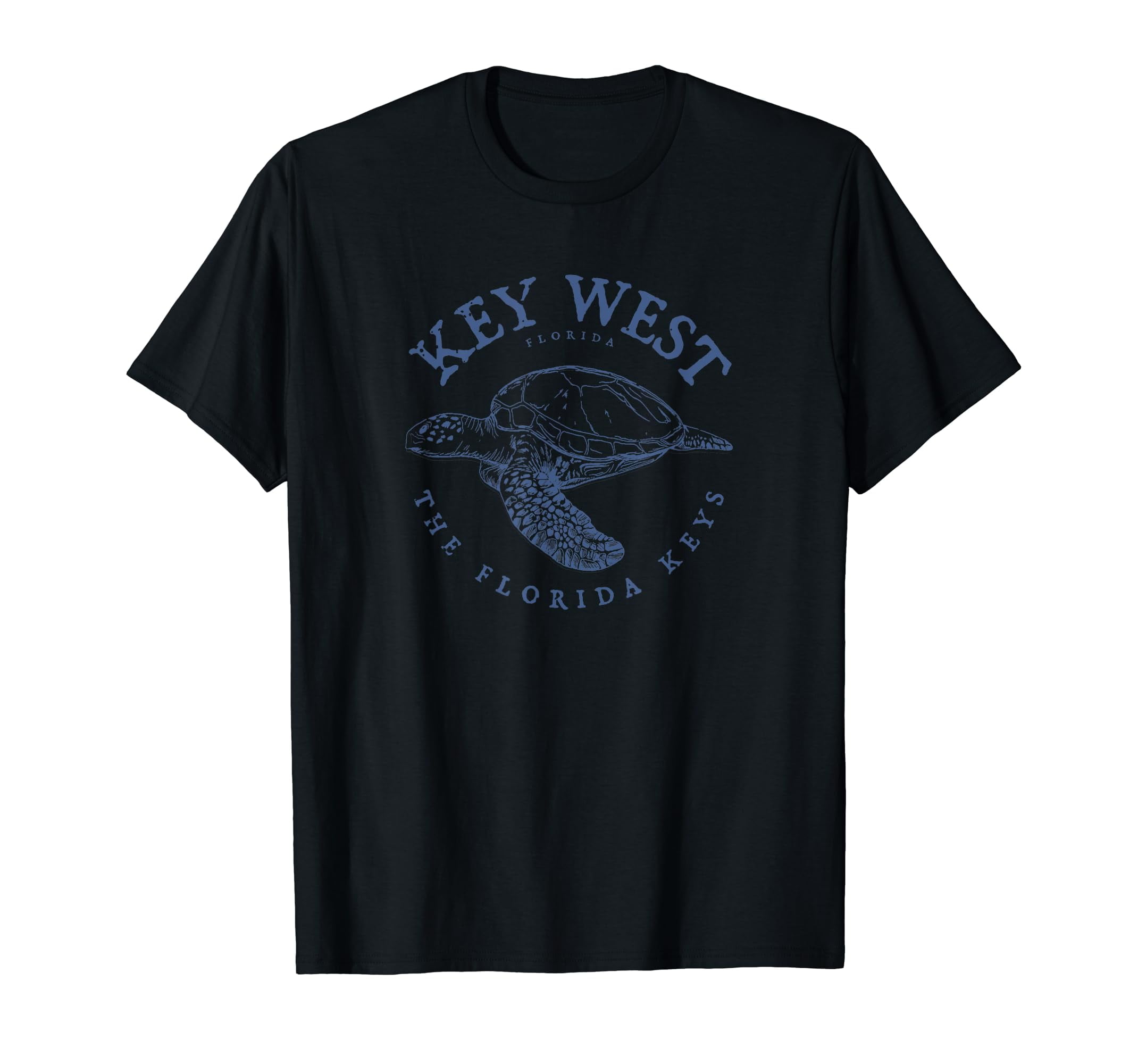 Key West Turtle Florida Keys Scuba Fishing Diving Tee T-Shirt - Walmart.com