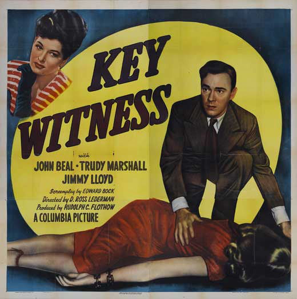Key Witness - movie POSTER (Style A) (30" x 30") (1960) - Walmart.com