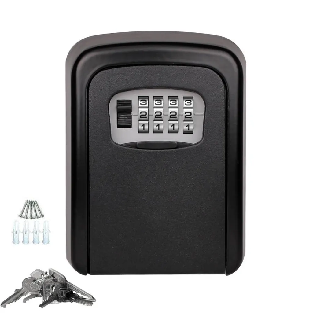 Key safe with 4-digit number code key box key safe key box wall ...