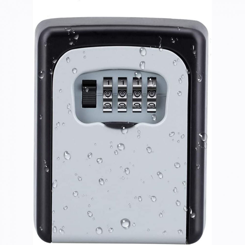 Key safe with numeric code outside, for hiding house keys - Walmart.com