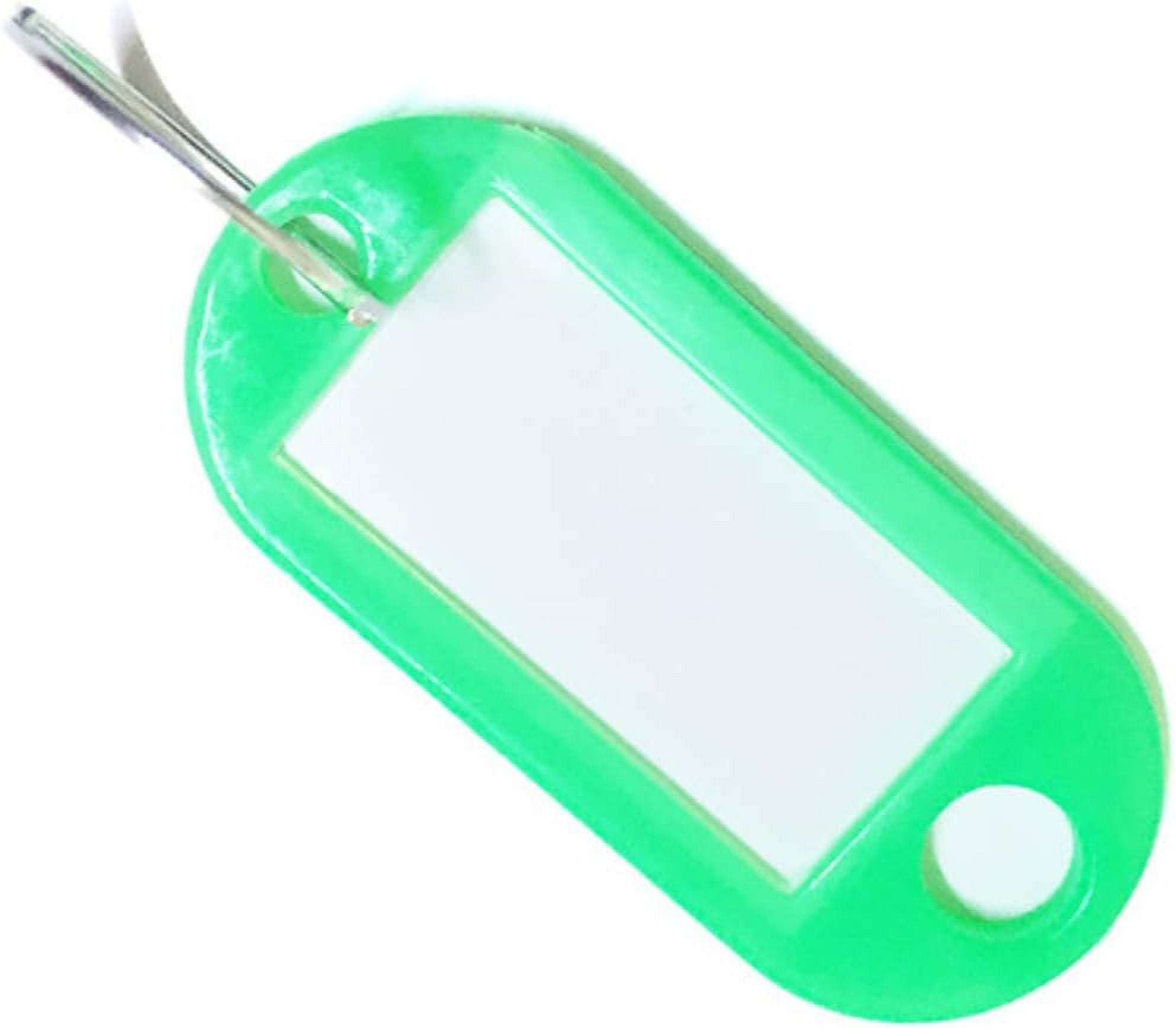 Key tags, 10pcs Plastic Key Tags Labels with Ring ® Key Label Keyring ...