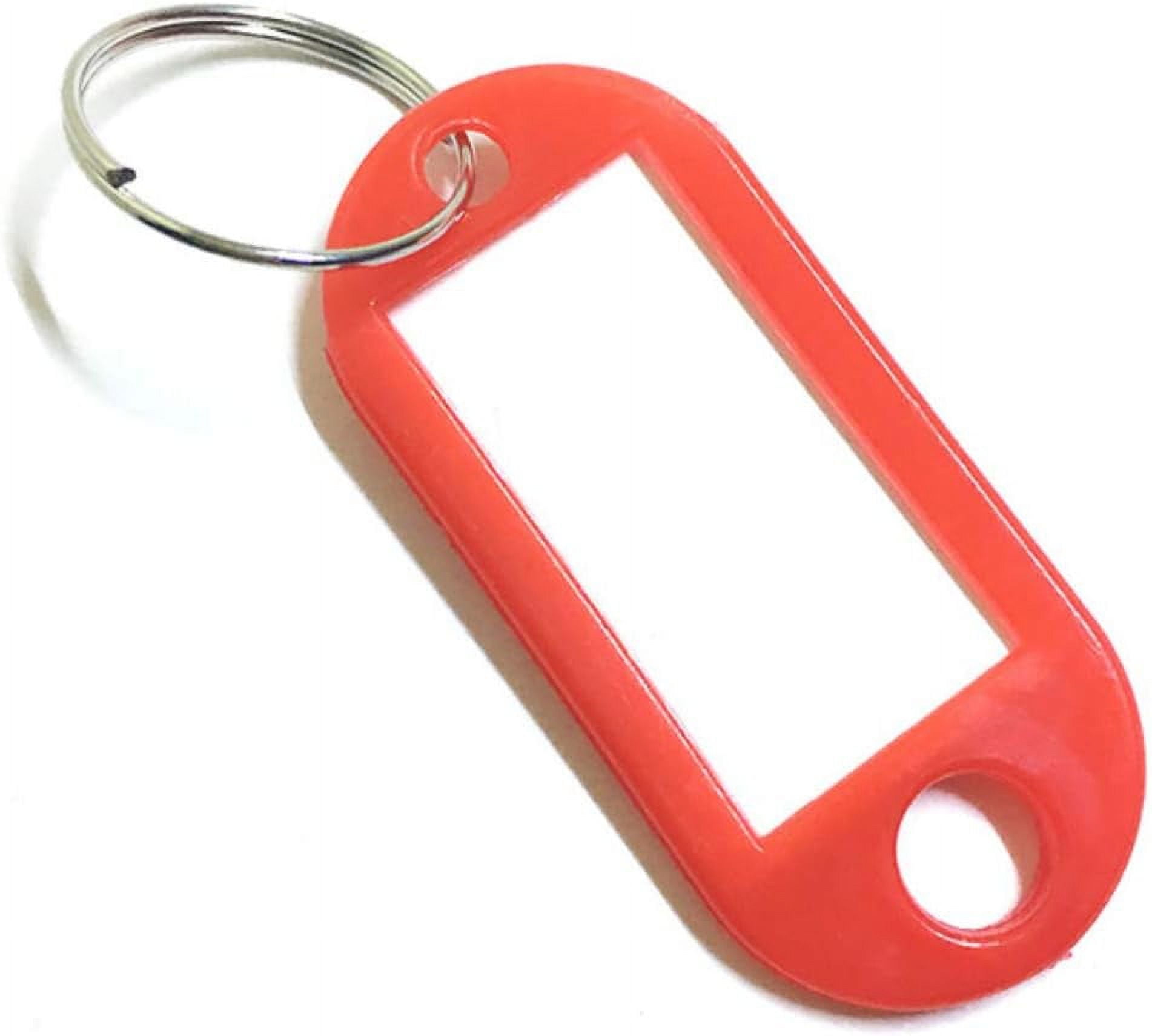 Key tags, 10pcs Plastic Key Tags Labels with Ring ® Key Label Keyring ...