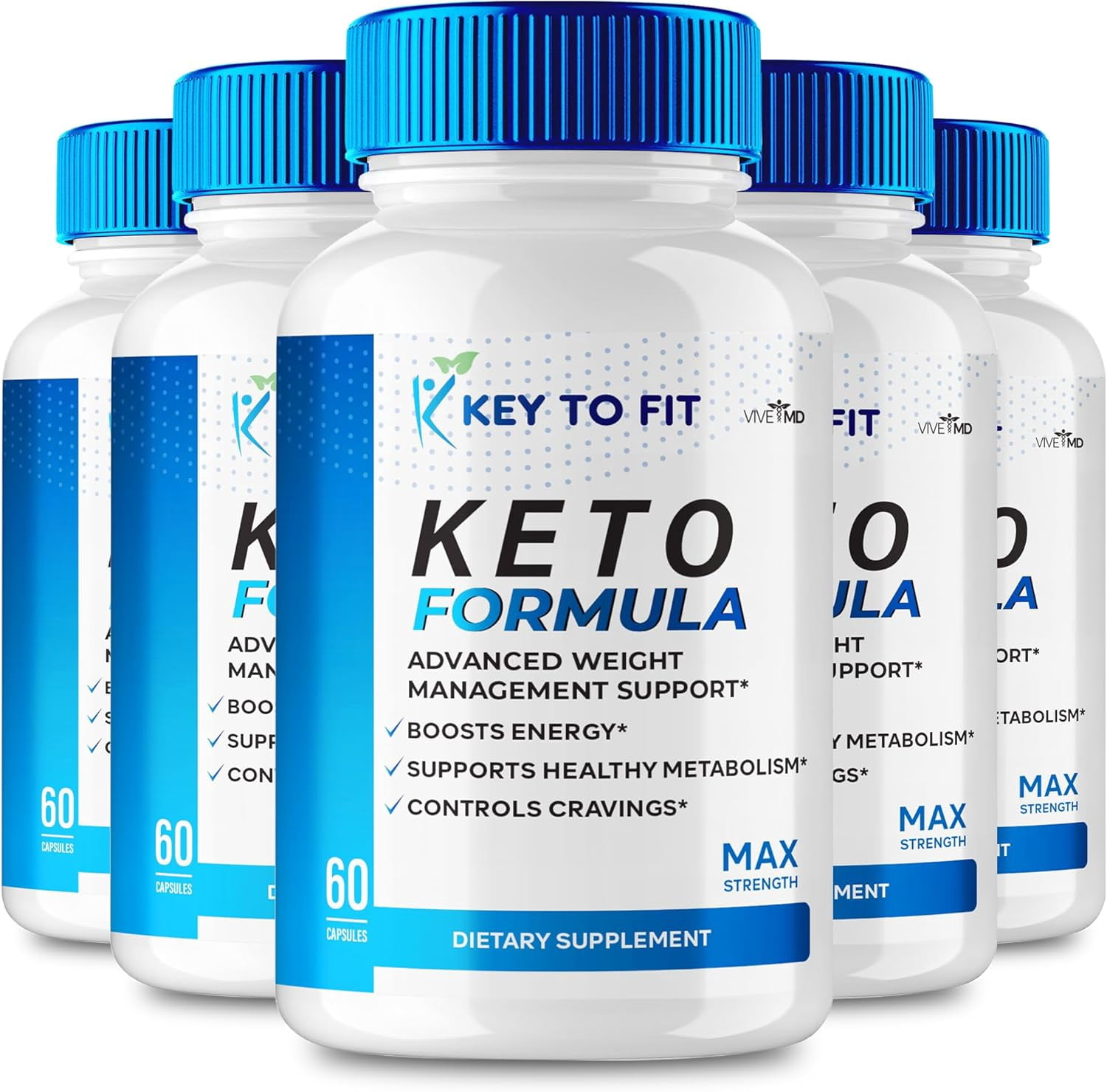 Key to Fit Keto Capsules (5 Pack) - Walmart.com