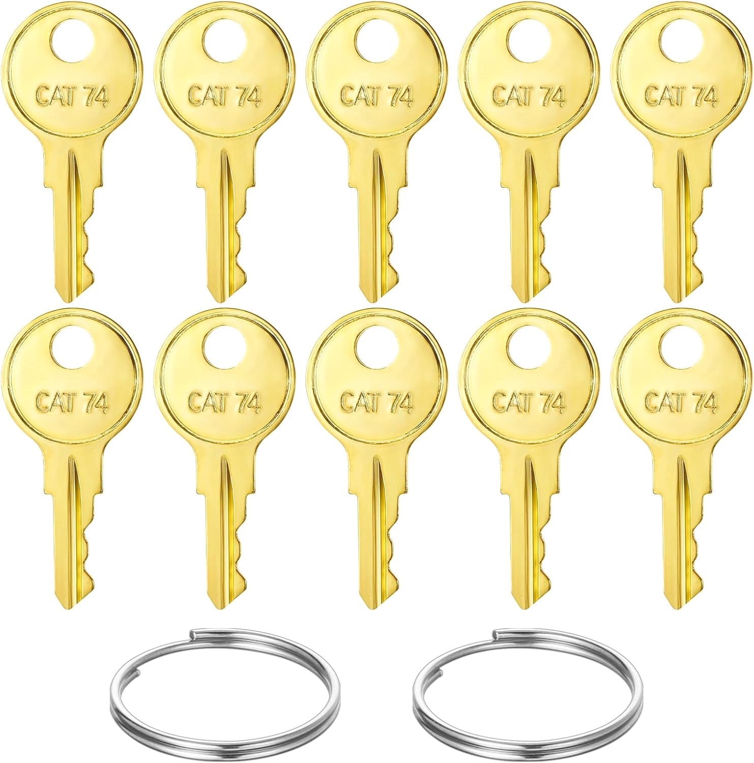 KeyPower Dispenser Keys (10) for Bobrick 33043 CAT74 Commercial Roll ...