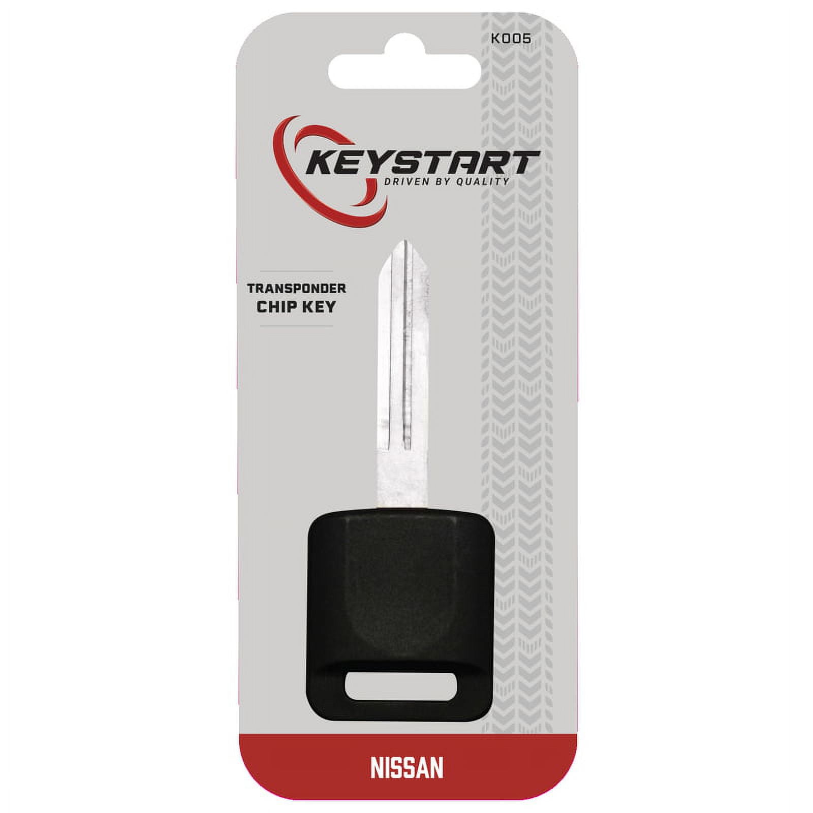 KeyStart Transponder Key Automotive Chipkey NI04T Double For Nissan ...