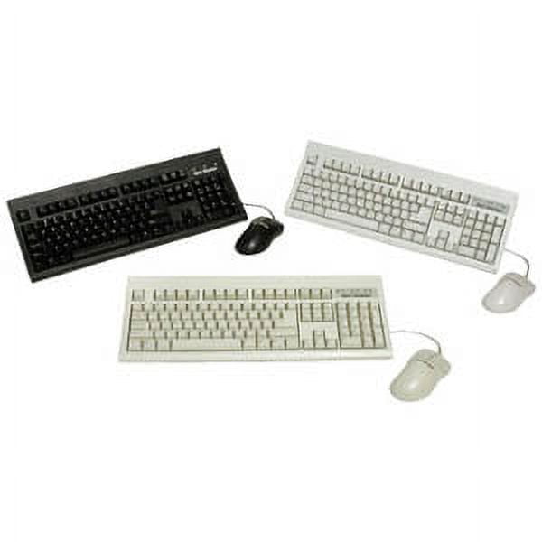 COMBO 104KEY PS2 KEYBOARD OPTICAL 2BTN MOUSE BLACK - Walmart.com