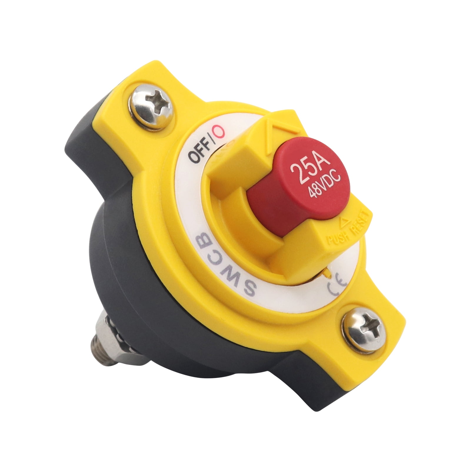 Keyboarant 12V- 48V DC Circuit Breaker Rotary Switch Battery Switch ...