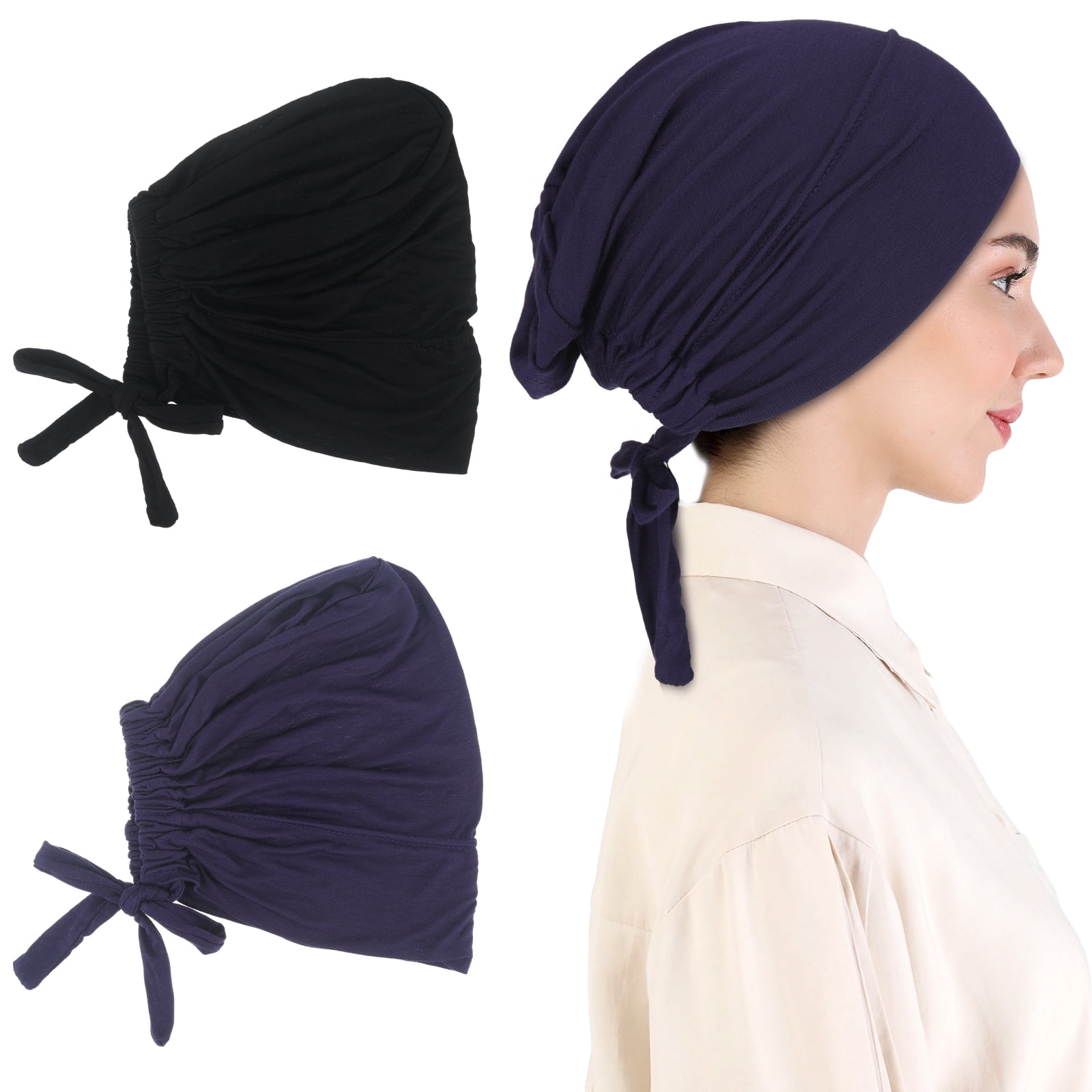 Keyboarant 2pcs/set Modest And Easy-to-Wear Hijab Hat Wide Range Of ...