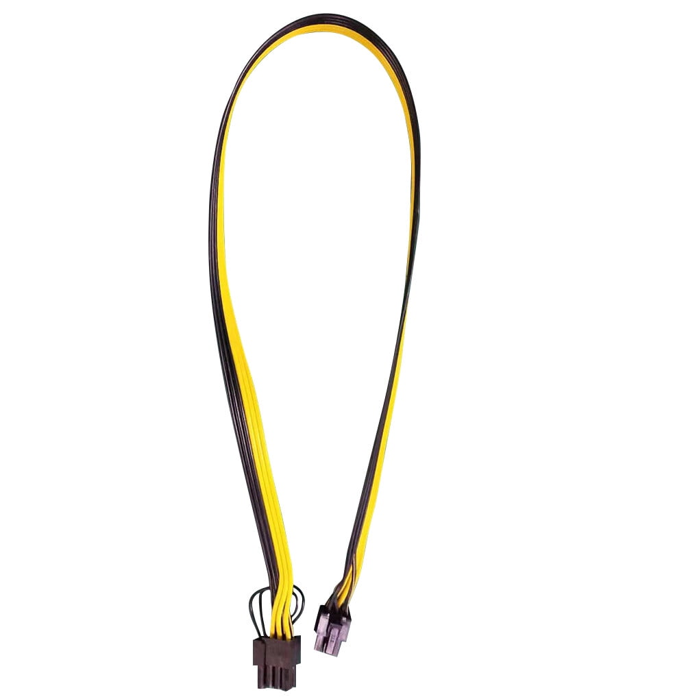Keyboarant 6 Pin PCI-E to 8 Pin PCI-E Power Cable Plastic 18AWG Video ...
