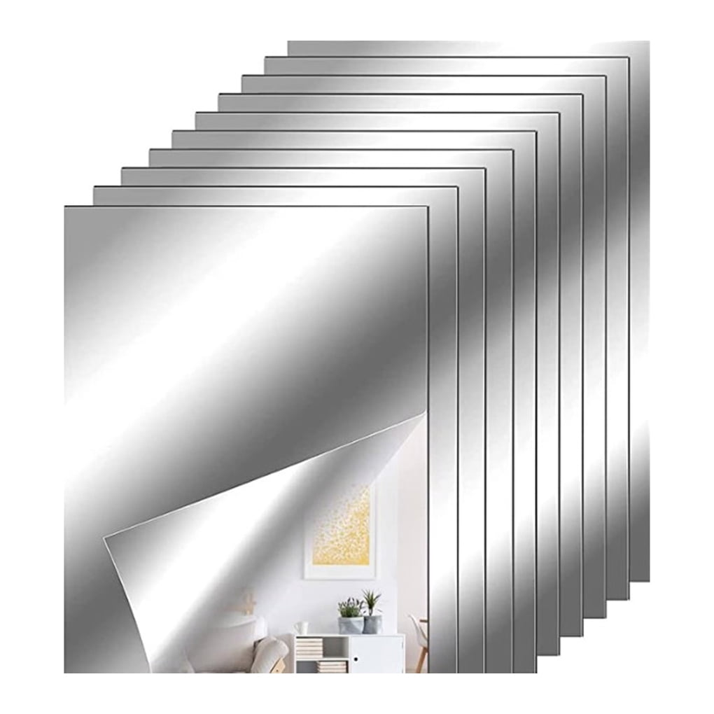 Keyboarant 9pcs Paper Mirror Wall Decor Creative And Reflective Home ...