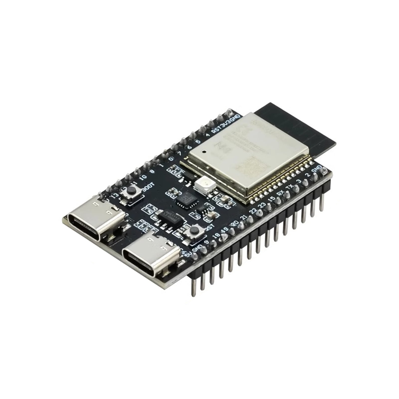 Keyboarant Black NanoESP32-C6 Development Board RISC-V 32-bit Processor For Low Power ...