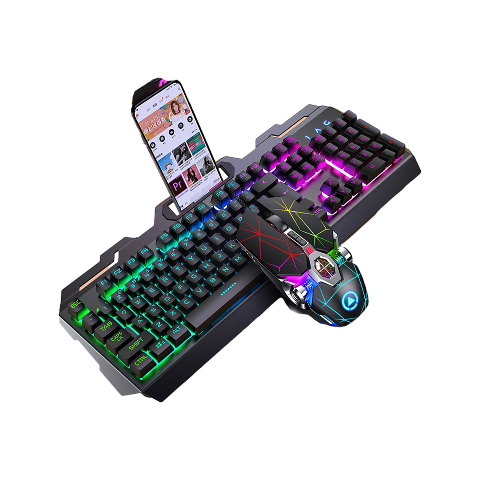 Keyboarant Gaming Keyboard Gaming Mouse Manipulator Feel RGB LED ...