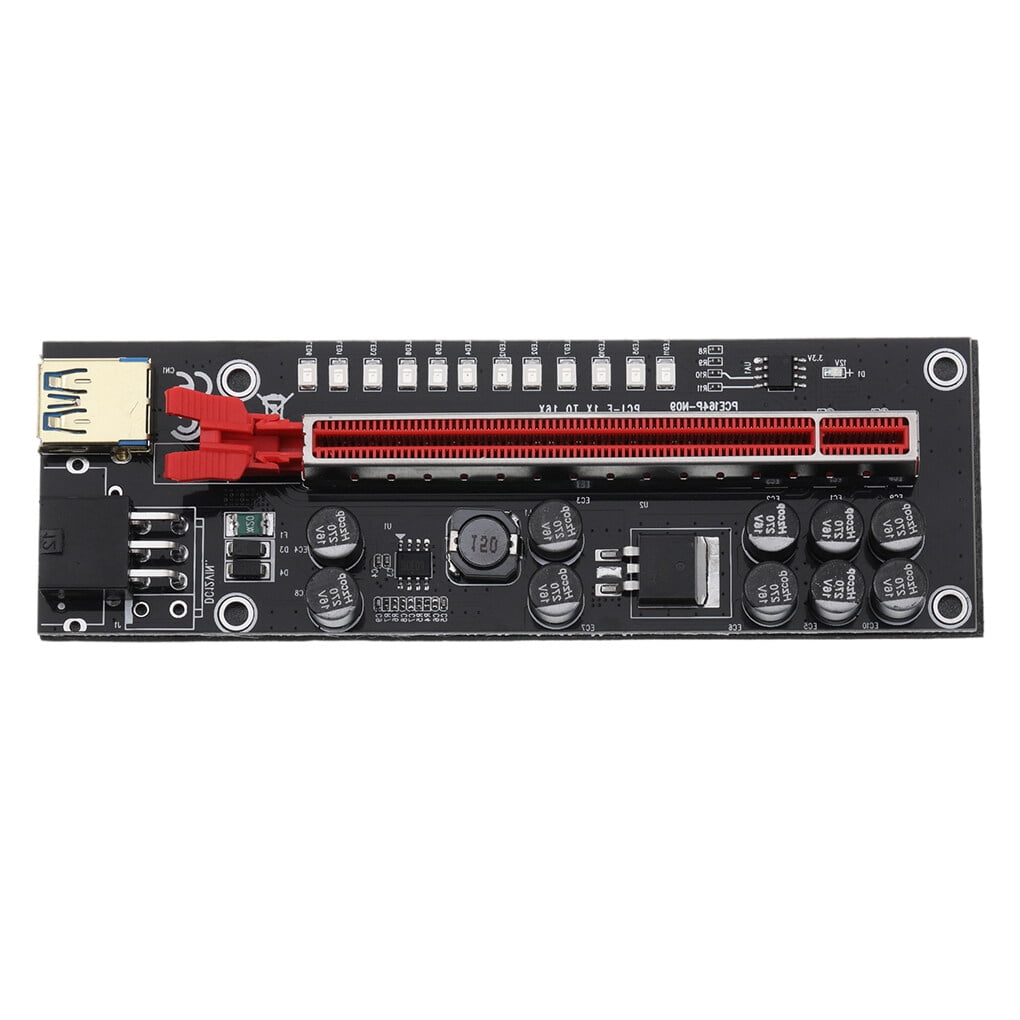 Keyboarant PCI-E 4 Holes LED Video Card Expansion 8 Solid-state ...
