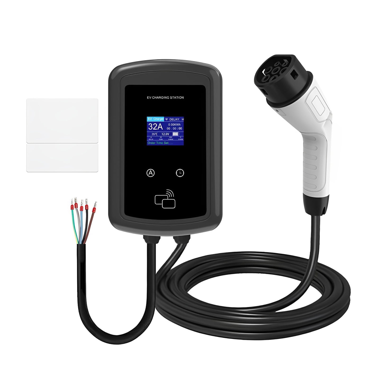 Keyboarant Type 2 EV Charger 32A Wallbox EV Charging Station Charging ...