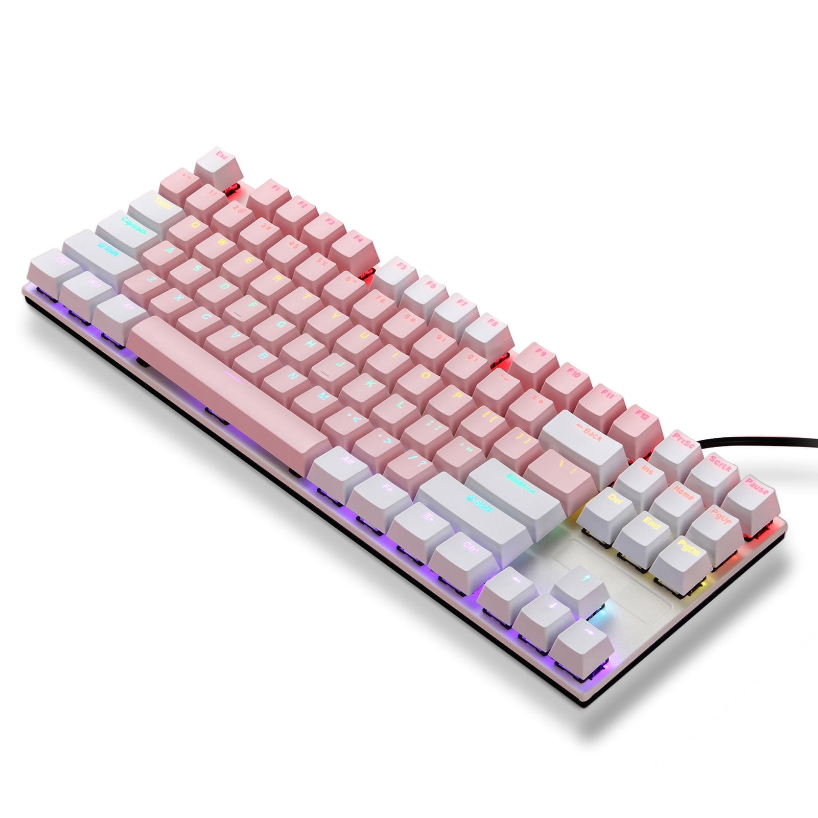 Keyboard,20 White (red Keycap 20 White Switches) Metal Panel Two-color ...