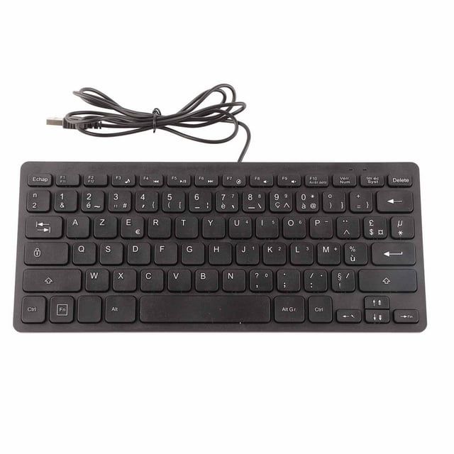 Keyboard 78 Key Mute Ultra Thin Wired Mini Usb Interface Desktop