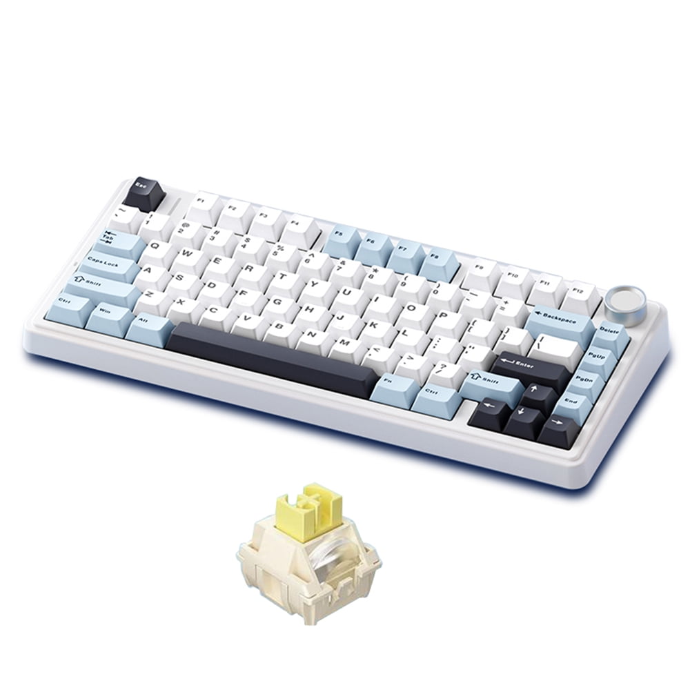 Keyboard AULA F75 Mechanical Keyboard Wireless Gasket Structure ...